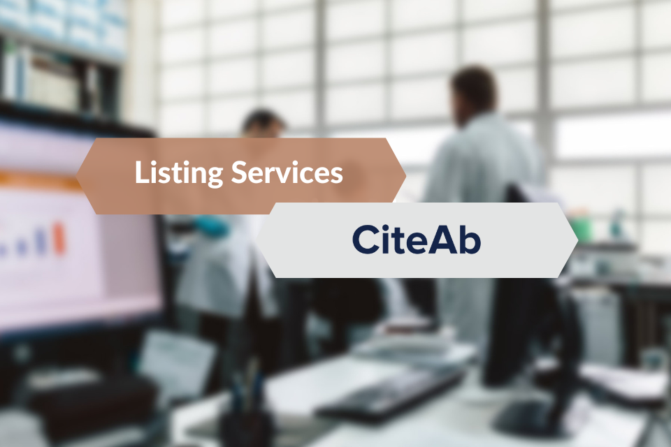Listing on the CiteAb reagent search engine - CiteAb BlogCiteAb Blog