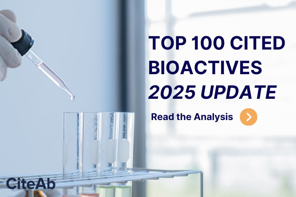 Top 100 Cited Bioactive Research tools, 2025 update - CiteAb BlogCiteAb ...